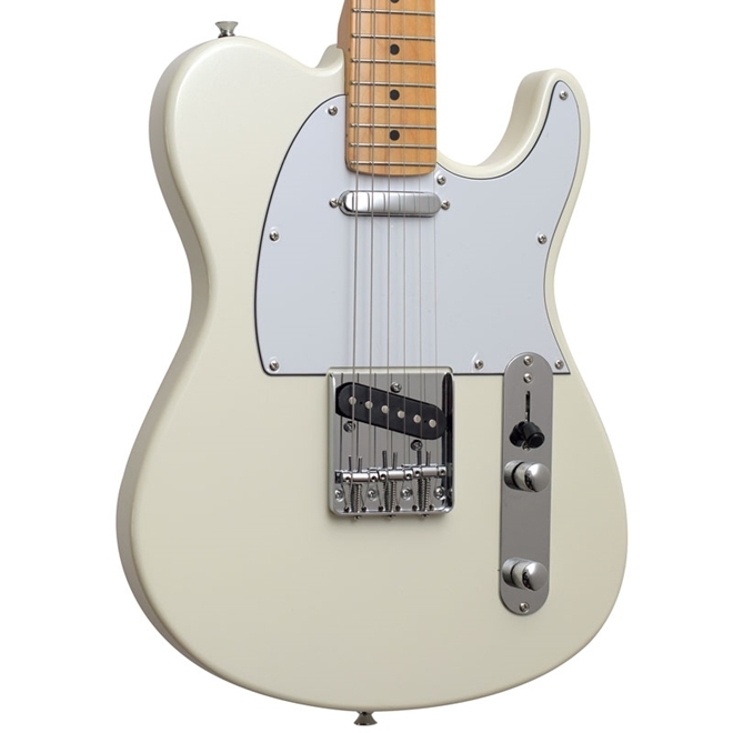 GUITARRA TAGIMA WOODSTOCK TELECASTER BRANCO PEROLADO - GUITARRA TAGIMA WOODSTOCK TELECASTER ...