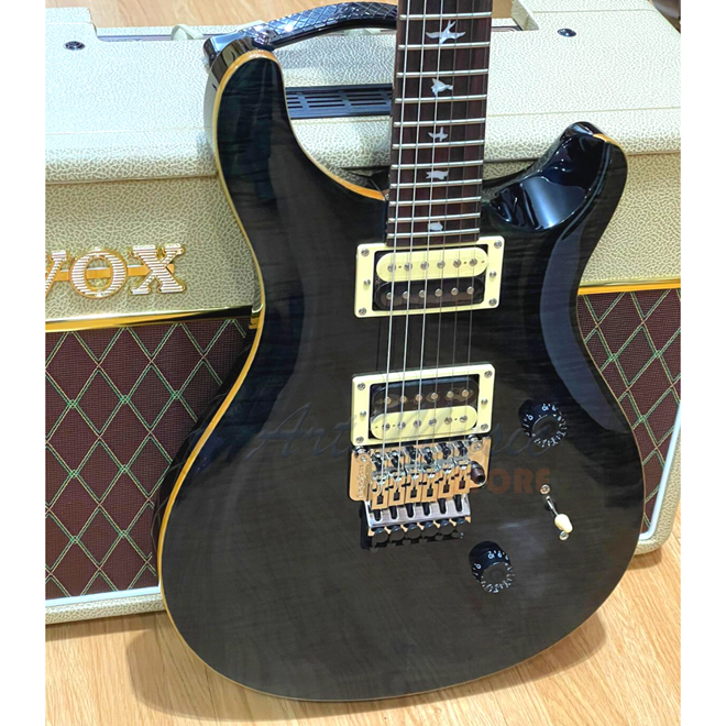 GUITARRA PRS SE FLOYD ROSE CUSTOM 24 GREY BLACK C/ BAG - GUITARRA PRS ...