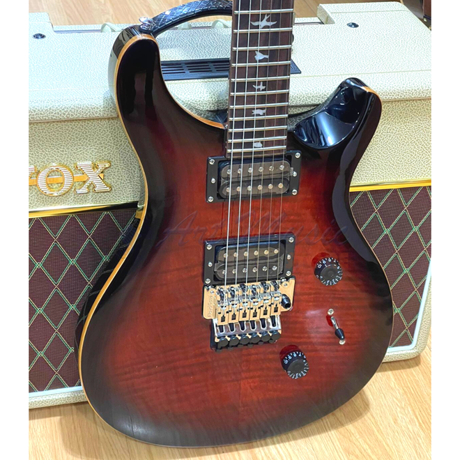 GUITARRA PRS SE FLOYD ROSE CUSTOM 24 FIRE RED C/ BAG - GUITARRA PRS SE ...