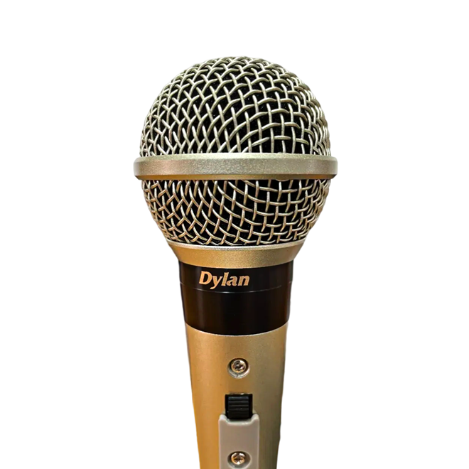 MICROFONE DYLAN DLS-8 P4 CH C/ FIO PROFISSIONAL C/ CABO 3M - MICROFONE ...