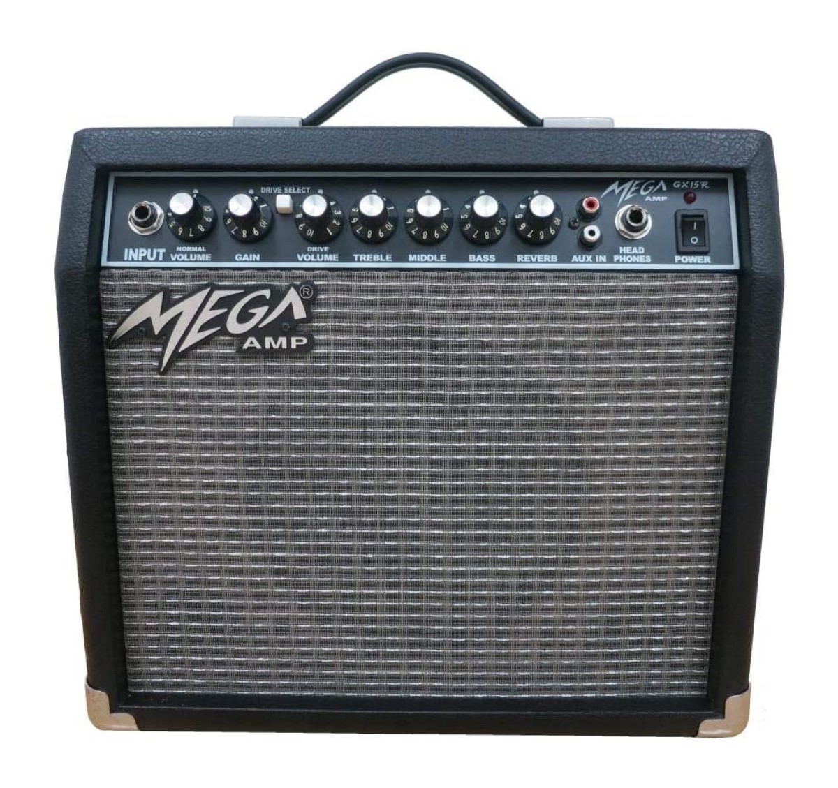 AMPLIFICADOR MEGA GX-15R P/ GUITARRA 15W C/ REVERB - AMPLIFICADOR MEGA ...