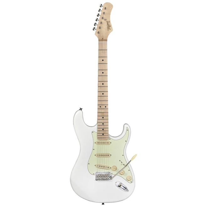 GUITARRA TAGIMA T-635 WH LF/MG STRATO WHITE / MINT GREEN (ESCALA CLARA ...