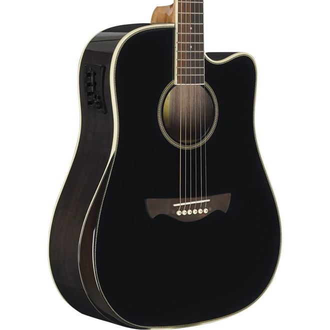 VIOLÃO TAGIMA WALNUT WS-25 EQ BK FOLK ELETROACUSTICO BLACK - VIOLÃO TAGIMA WALNUT WS-25 EQ BK ...