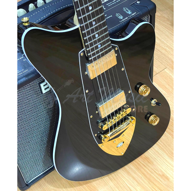 GUITARRA TAGIMA ROCKER COSMOS BKGD DF/BK LIMITED EDITION BLACK GOLD ...