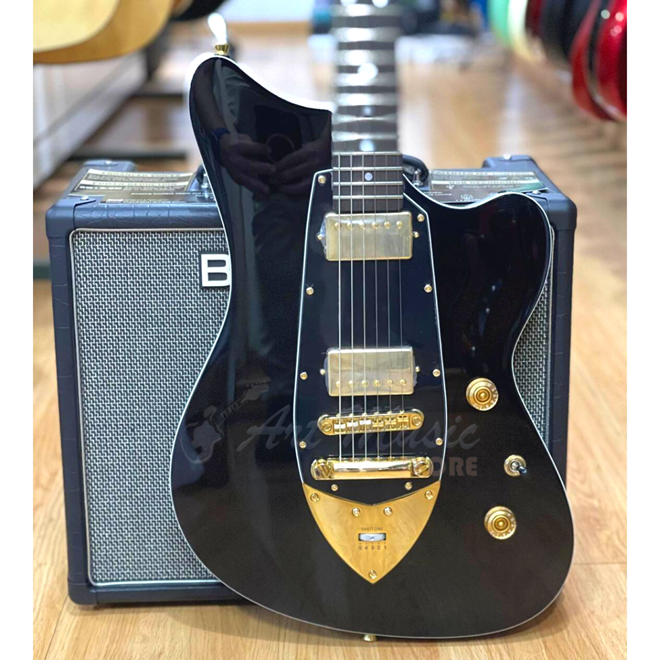 GUITARRA TAGIMA ROCKER COSMOS BKGD DF/BK LIMITED EDITION BLACK GOLD ...