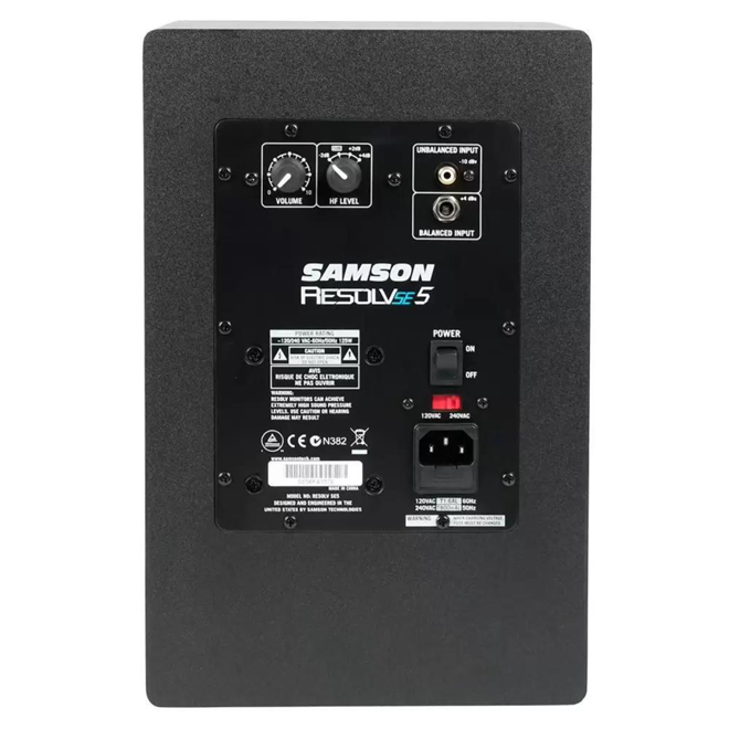 MONITOR SAMSON RESOLV SE5 5-POL (FIBRA DE CARBONO) 70W - MONITOR SAMSON RESOLV SE5 5-POL (FIBRA ...