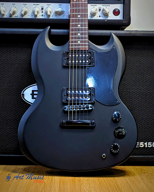 GUITARRA EPIPHONE SG GOTHIC SERIES PITCH BLACK SATIN - GUITARRA EPIPHONE SG GOTHIC SERIES PITCH ...